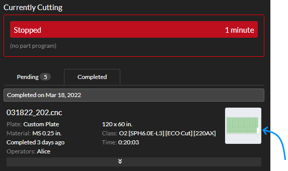 Tracking scrapped parts